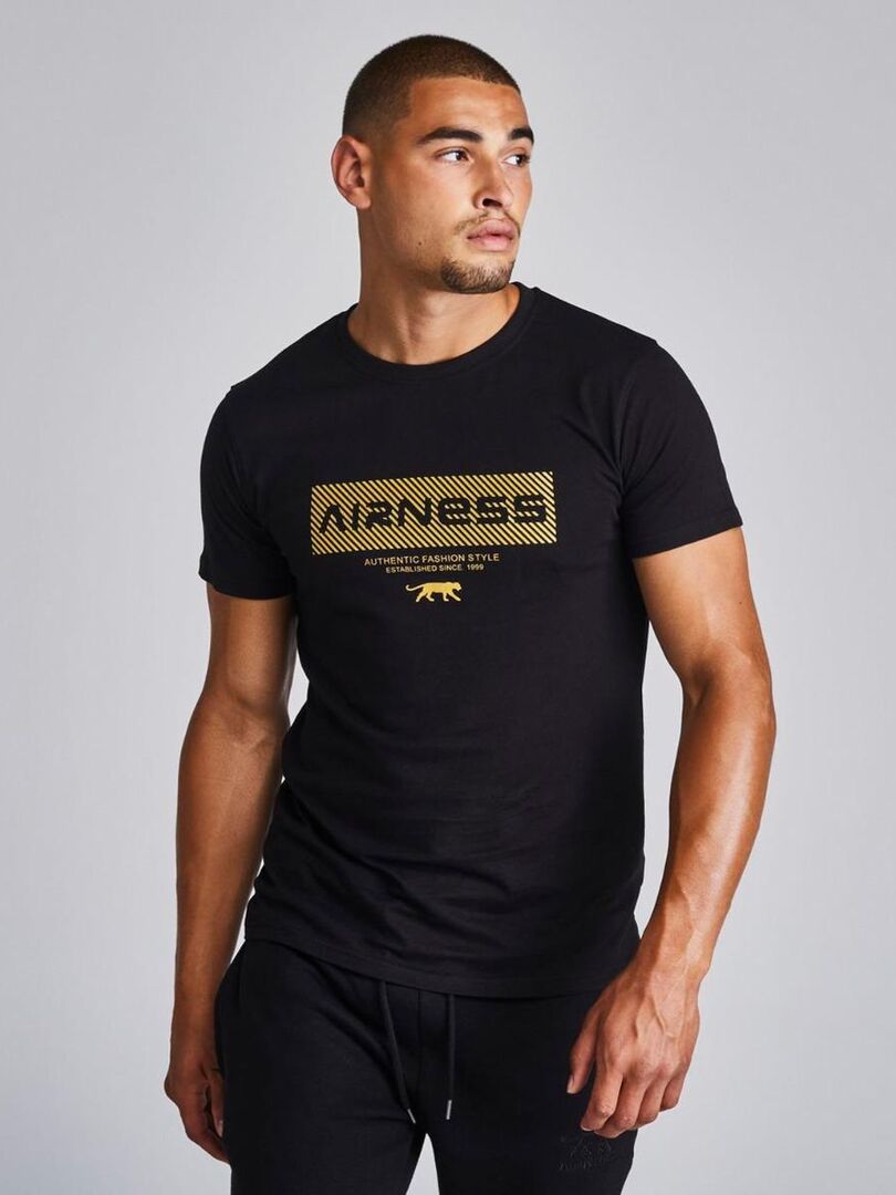 TEE SHIRT DWAYNE Airness - Noir - Kiabi - 19.90€