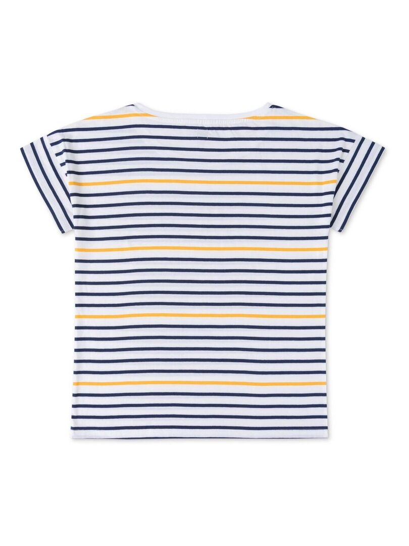 Tee Shirt Mc Femme Terre de Marins - Jaune - Kiabi - 28.00€