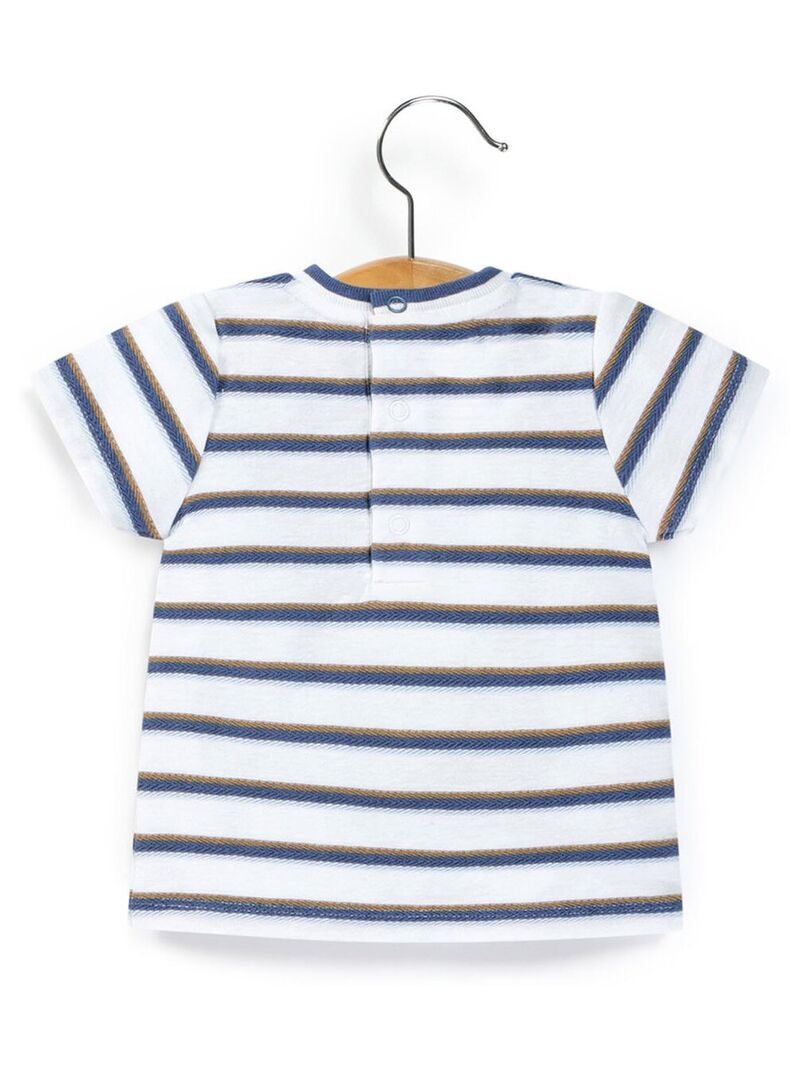 Tee Shirt Mc Multicolore Bébé Terre de Marins - Multicolore - Kiabi - 15.00€