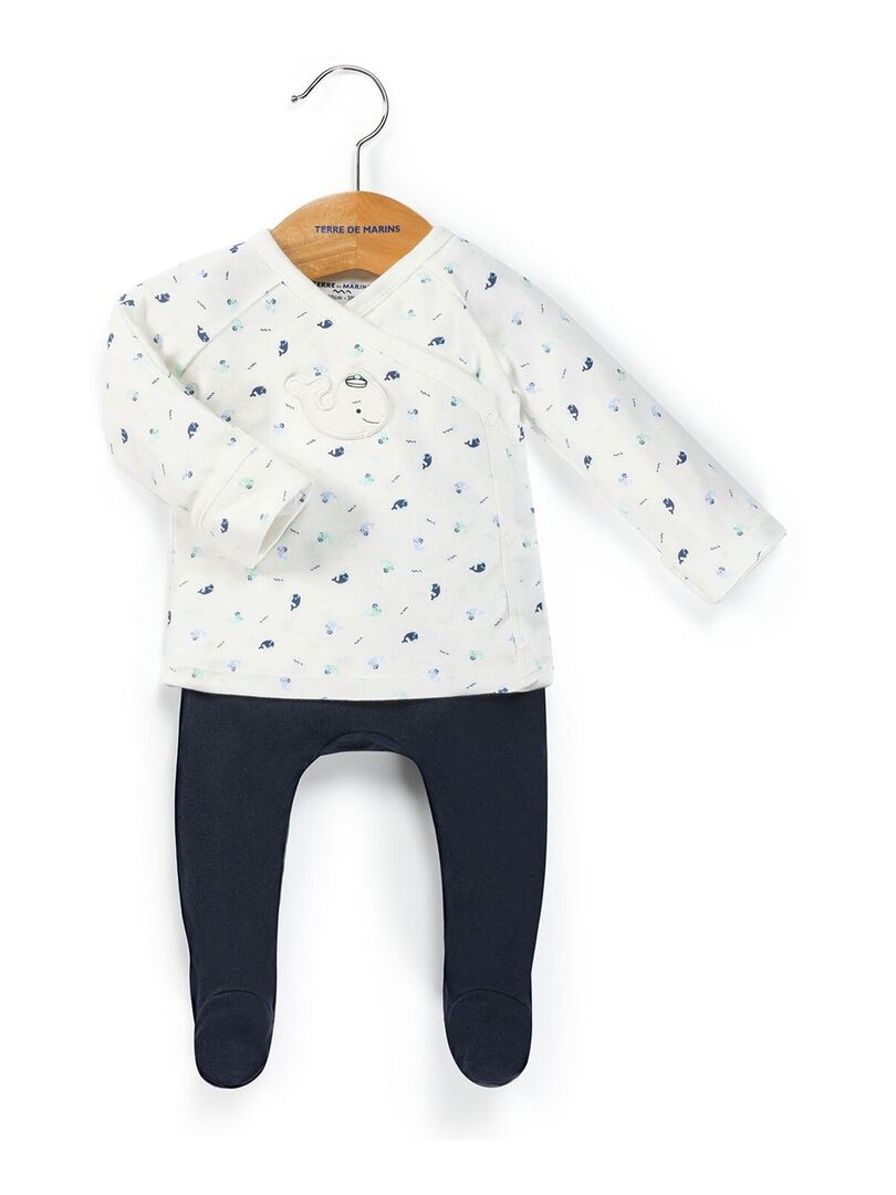 Tee Shirt Ml Enfant Terre de Marins - Bleu - Kiabi - 12.60€