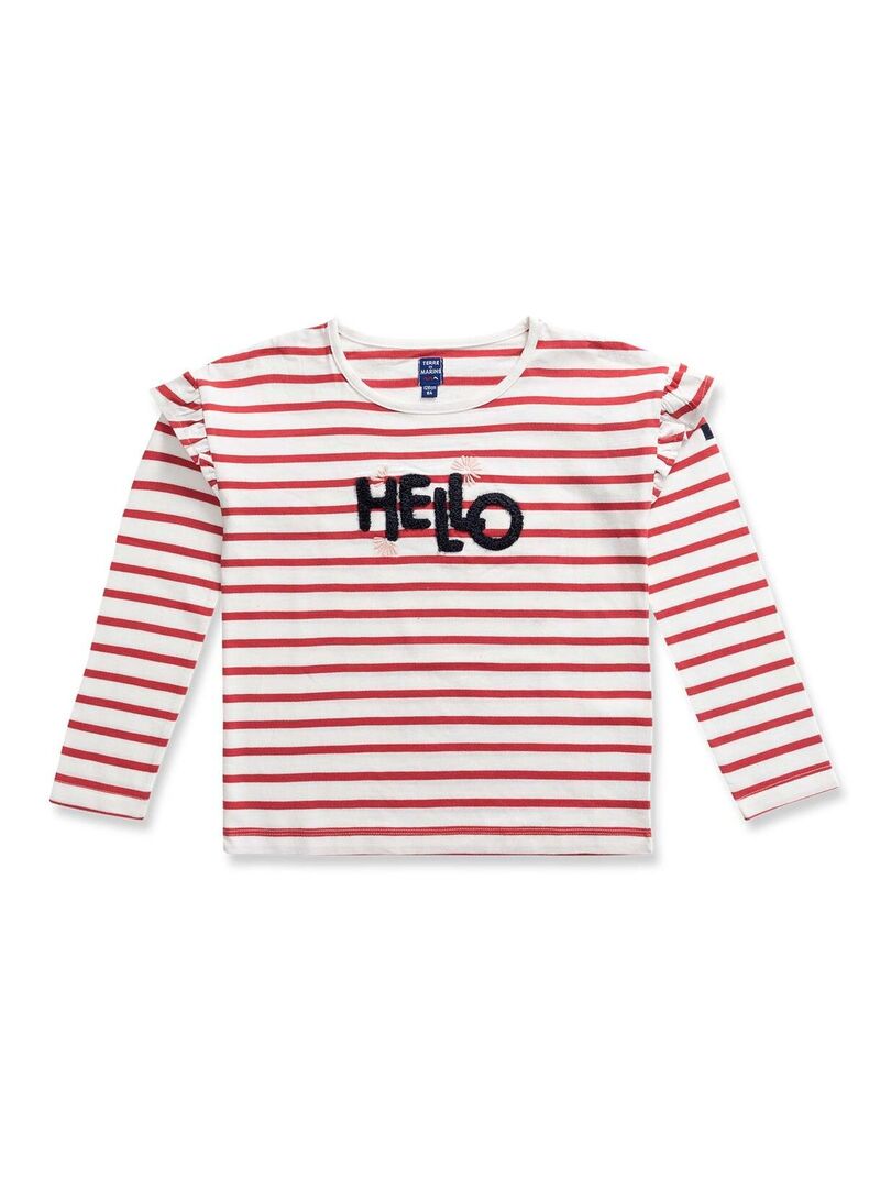 Tee Shirt Ml Enfant Terre de Marins - Multicolore - Kiabi - 20.00€