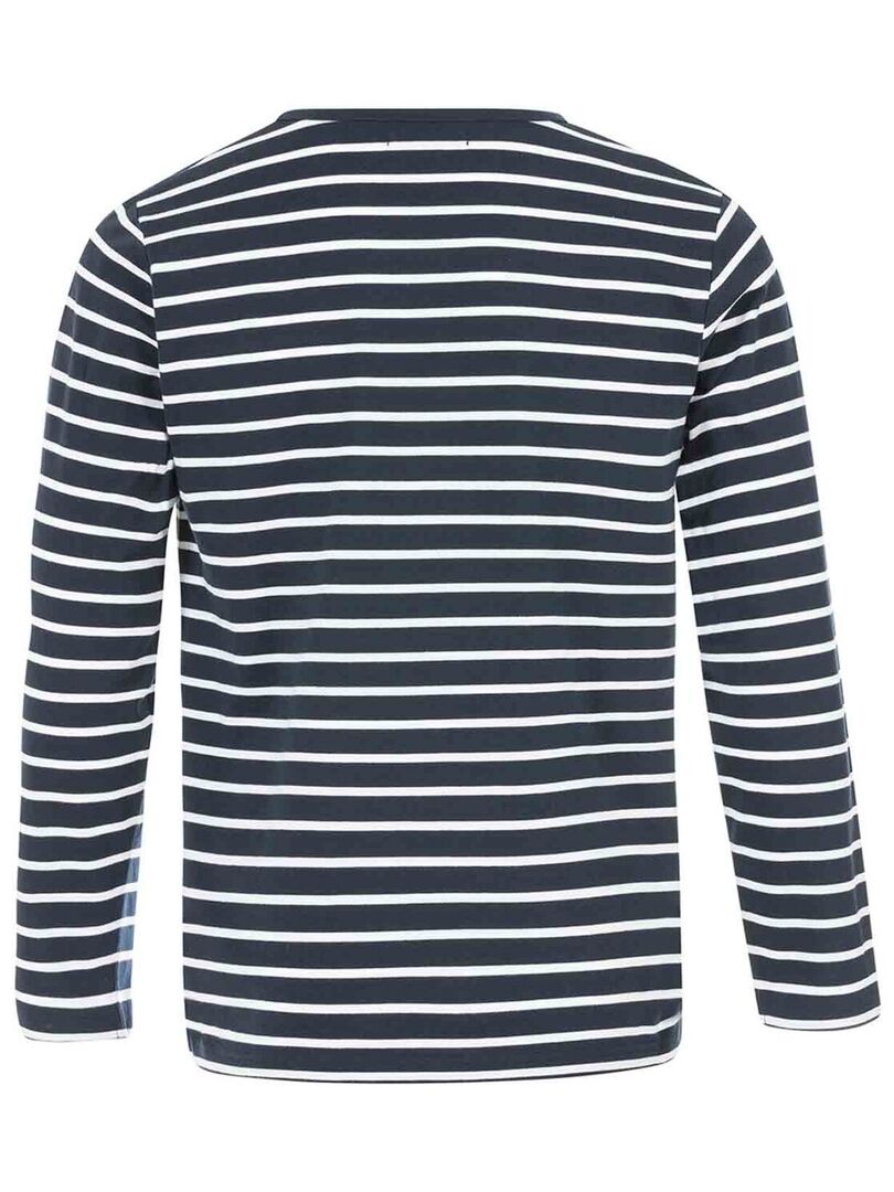 Tee Shirt Ml Homme Terre de Marins - Bleu - Kiabi - 26.00€