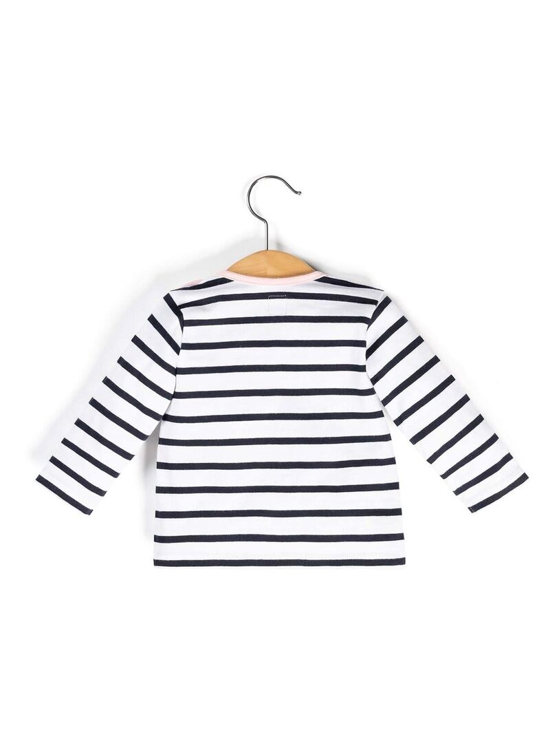 Tee Shirt Ml Multicolore Bébé Terre de Marins - Bleu - Kiabi - 14.00€