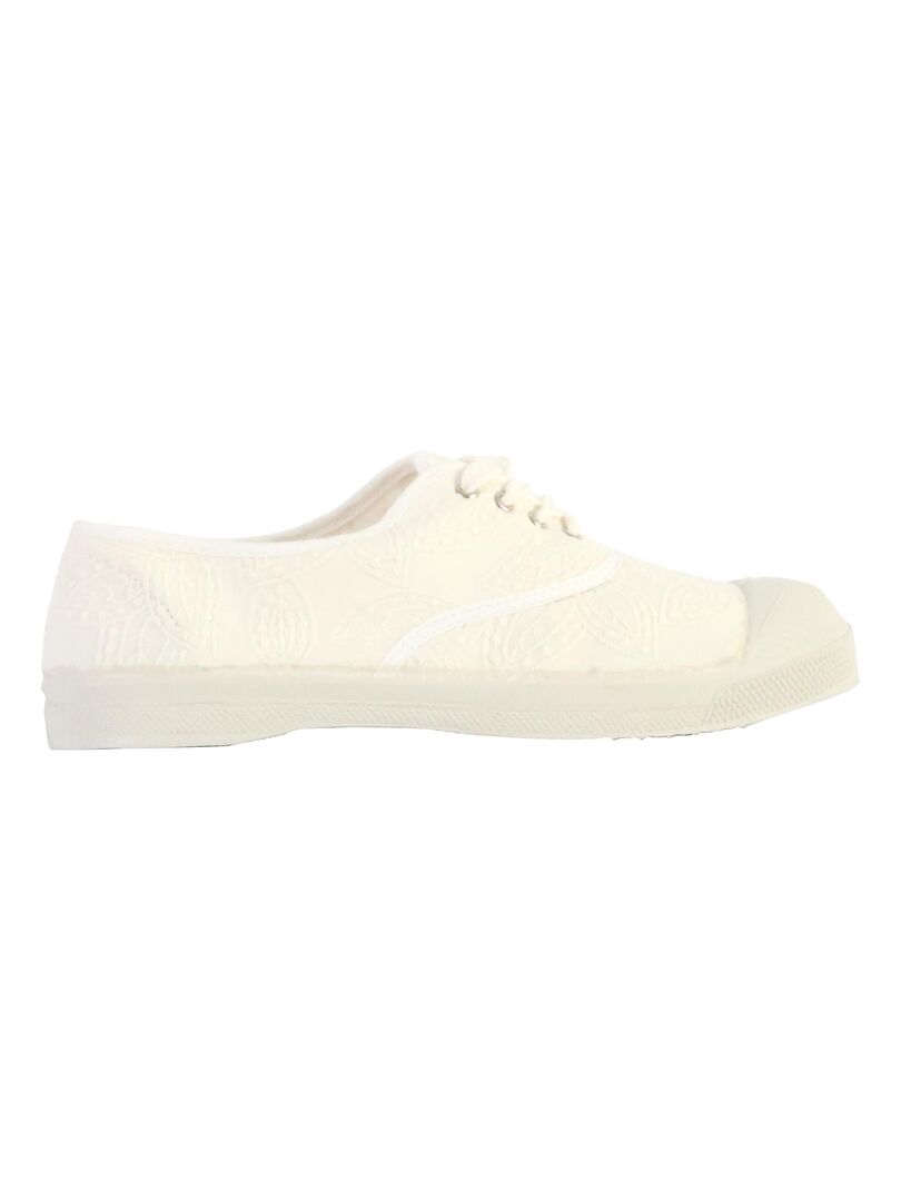 Tennis à Lacets Bensimon Broderie Anglaise - Beige - Kiabi - 45.00€