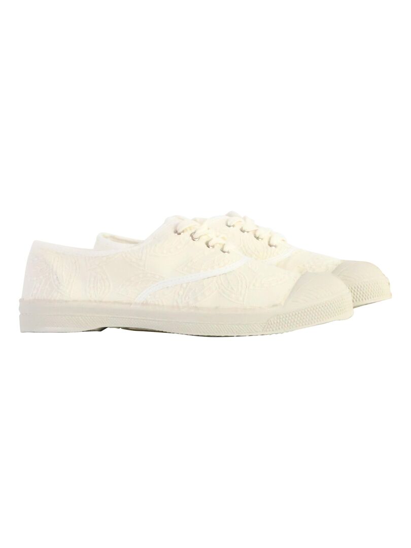 Tennis à Lacets Bensimon Broderie Anglaise - Beige - Kiabi - 45.00€