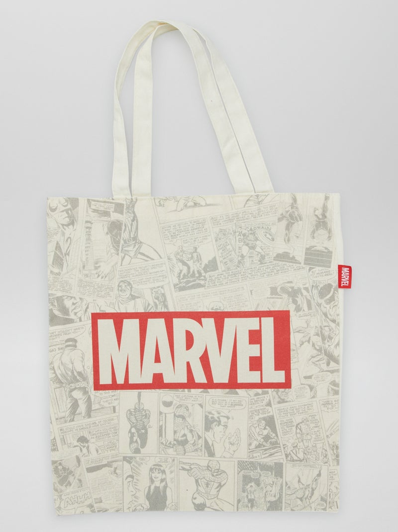 Tote bag 'Marvel' - Beige - 1.50€ - Kiabi