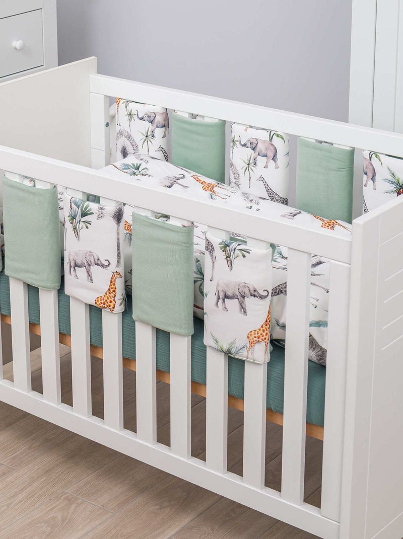 Tour de lit modulable et réversible, Safari SEVIRA KIDS - Multicolore ...