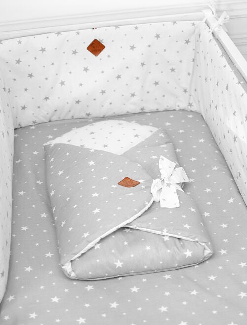 Tour de lit - gris - Kiabi