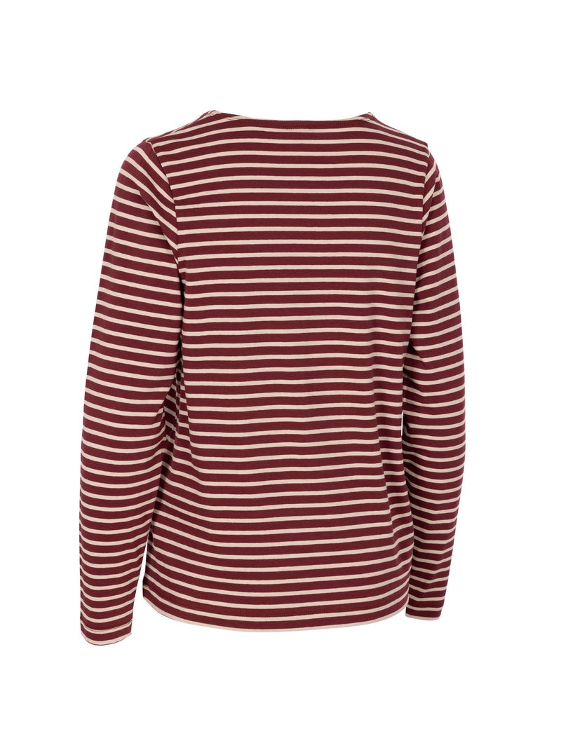 Trespass - Chemisier motif/style rayure fil teint KAREN - Violet clair ...