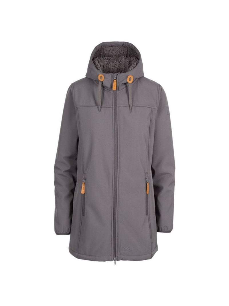 Trespass - Veste imperméable longue KRISTEN - Carbone - Femme - 80.99 ...