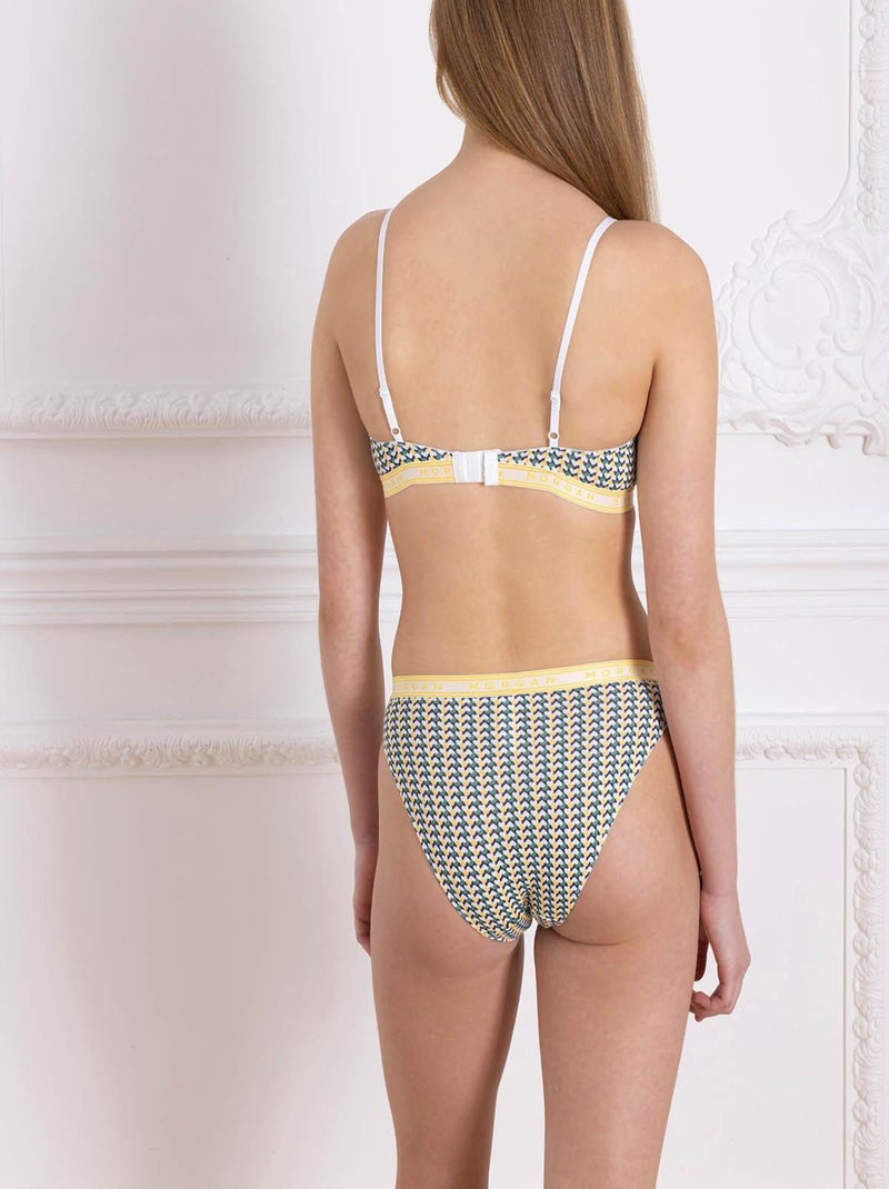 Triangle PIA - Morgan - Bleu Jaune - Ado fille - 13.00€ - Kiabi