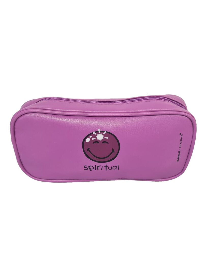 Trousse Happy Colours violette - Violet - Kiabi - 17.12€