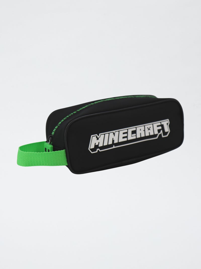 Trousse rectangulaire 'Minecraft' - noir - Garçon - 6.00€ - Kiabi