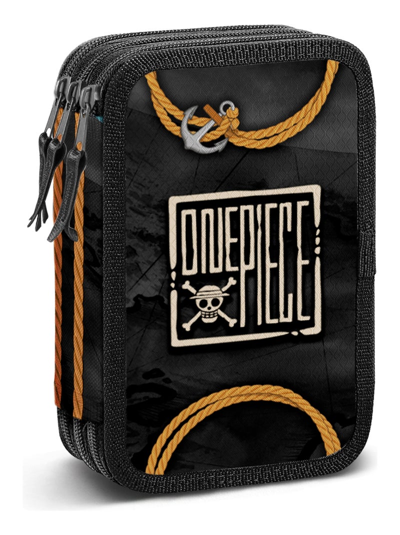 Trousse Triple Garnie - One Piece Ropes - Noir - Kiabi - nu€