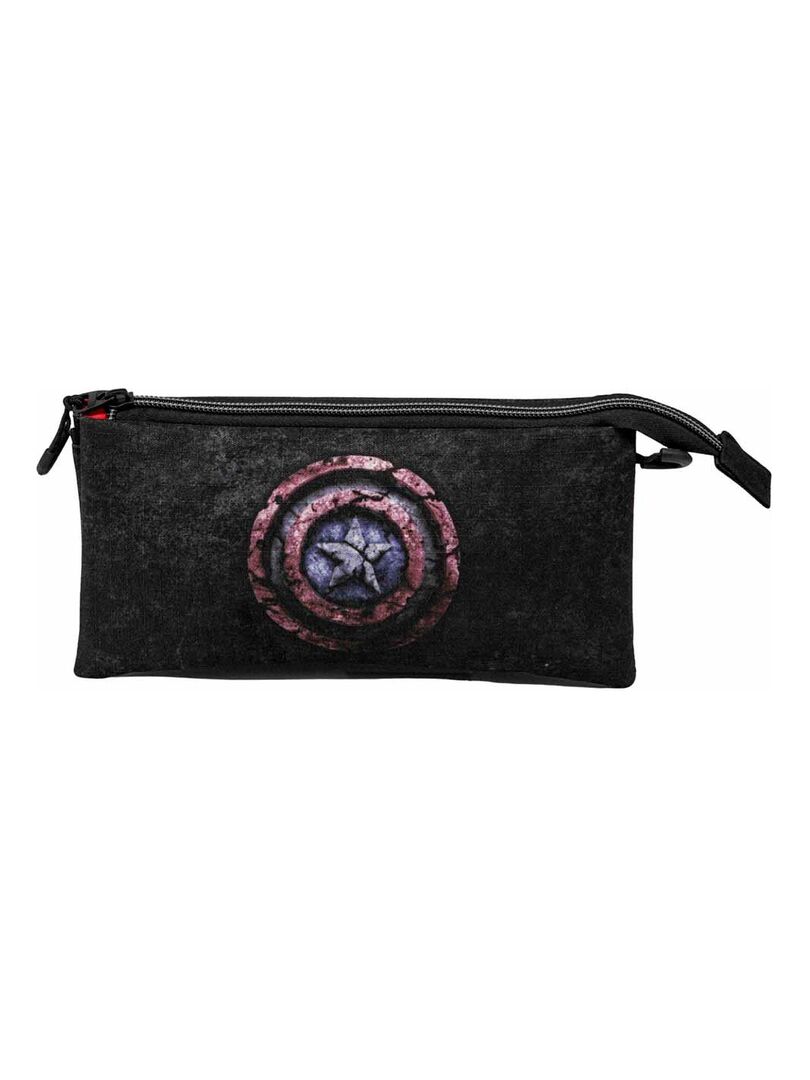 Trousse Triple HS - Captain America Stone - Noir - Kiabi - 11.46€