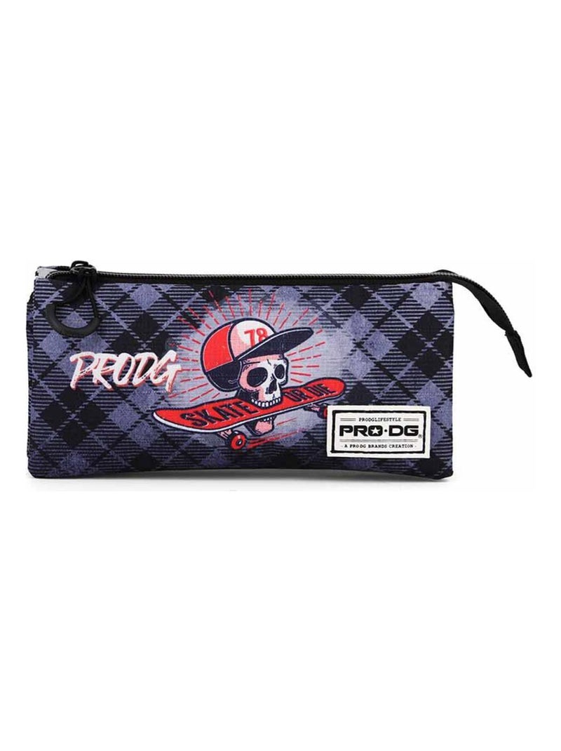 Trousse Triple HS - PRODG Skull - Gris - Kiabi - nu€