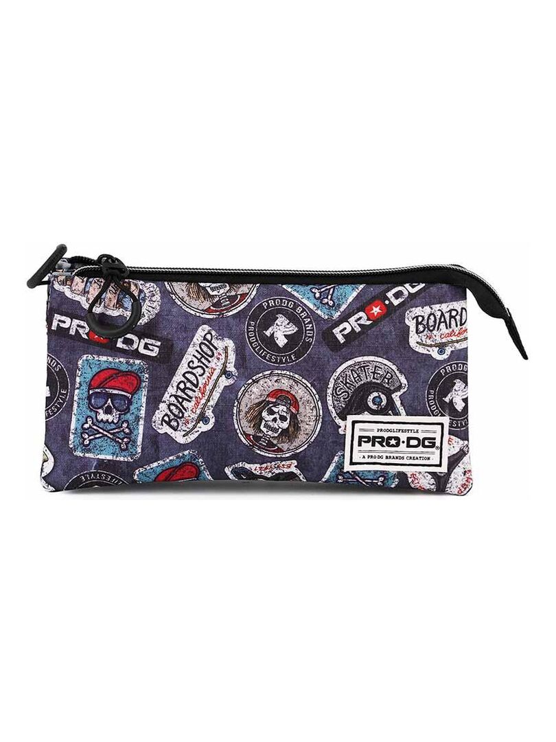 Trousse Triple HS - PRODG Stickers - Gris - Kiabi - nu€