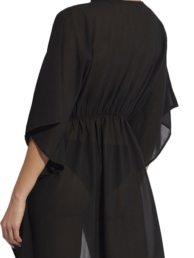 Tunique longue de plage Musha Cay - Noir - Kiabi - 51.77€