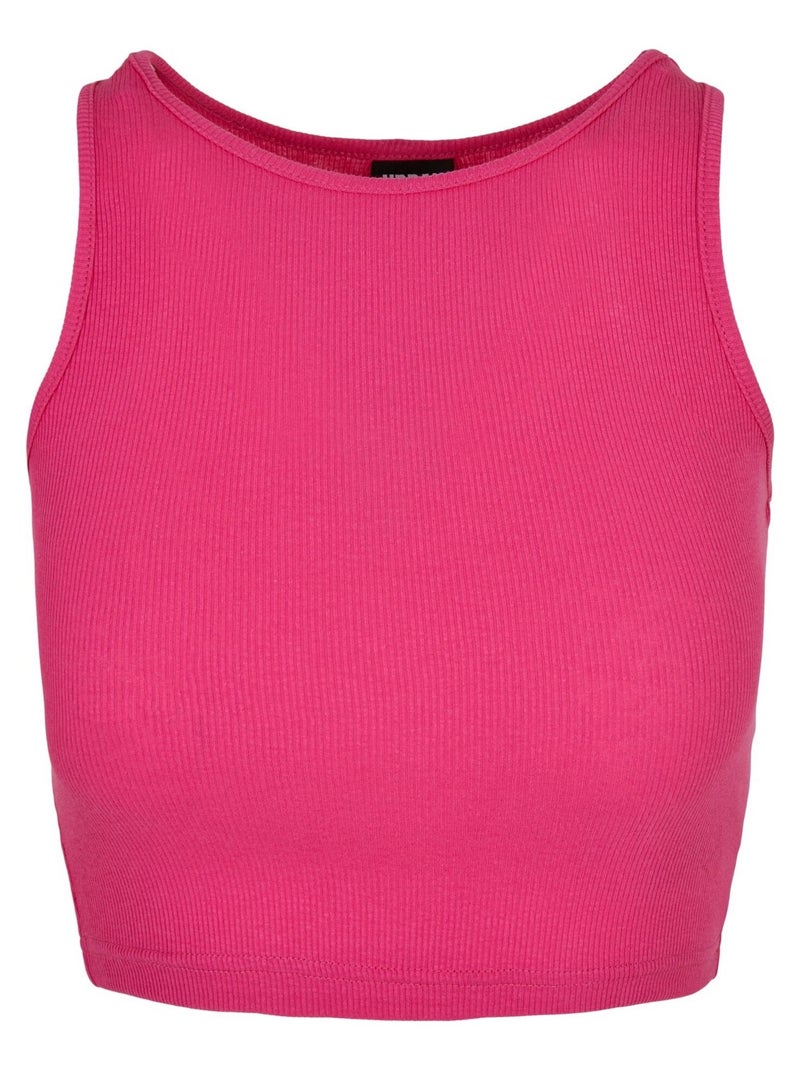 Urban Classics - Haut court motif/style Côtelé - Rose - Femme - 12.99 ...