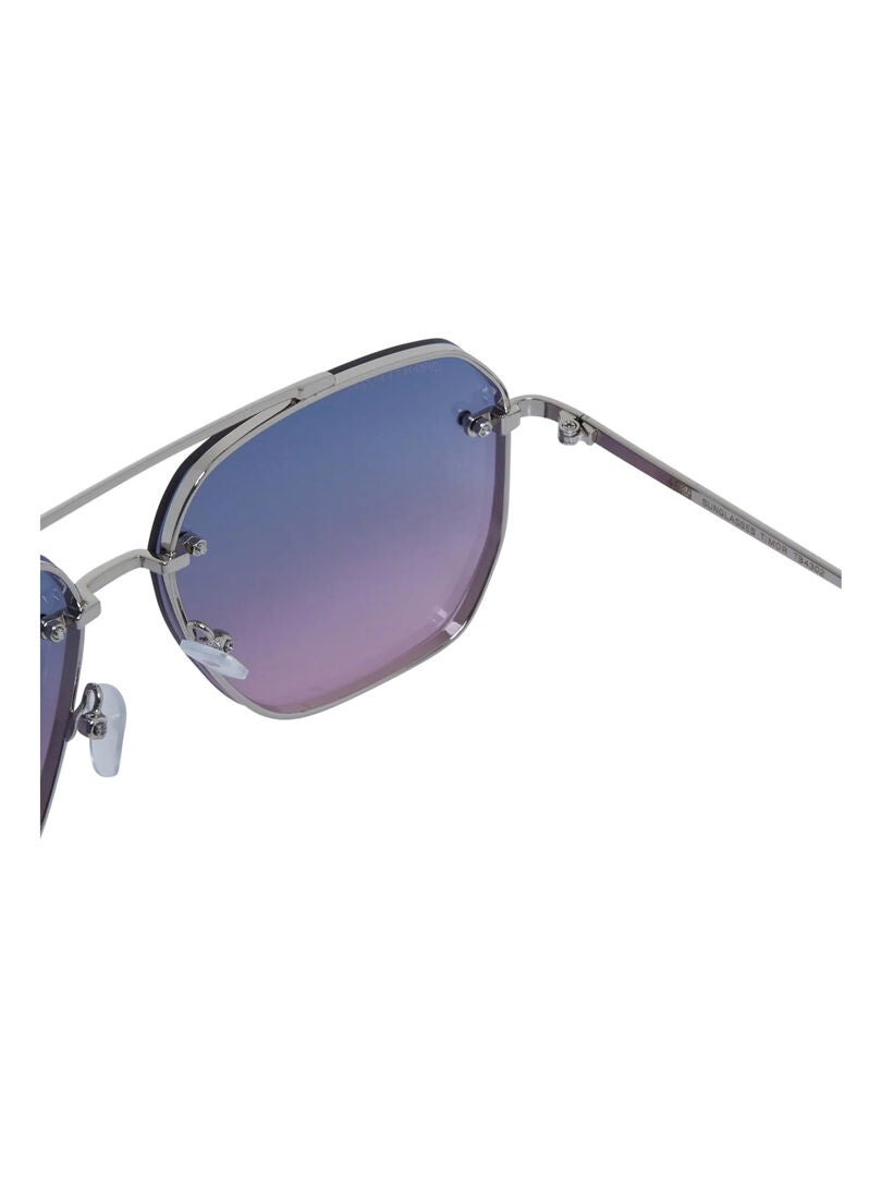 Urban Classics - Lunettes de soleil TIMOR - Adulte - Noir Argenté ...