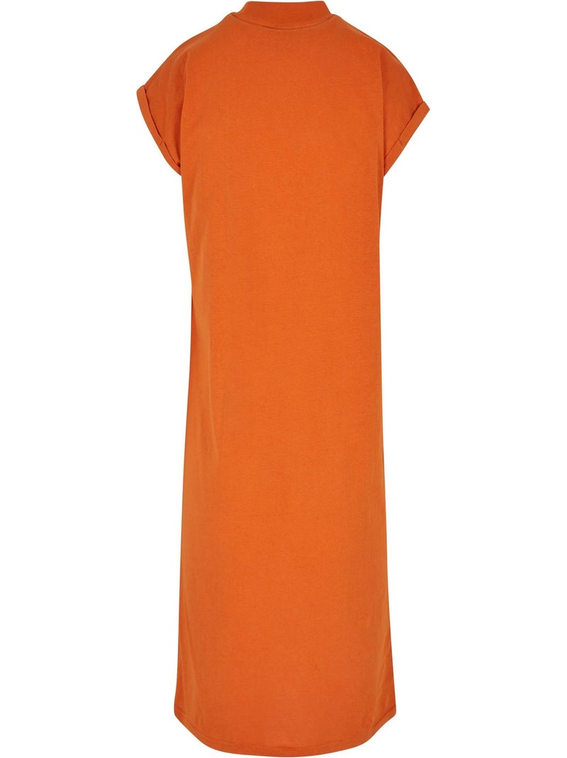 Urban Classics - Robe motif/style Tortue - Orange corail - Femme - 14. ...