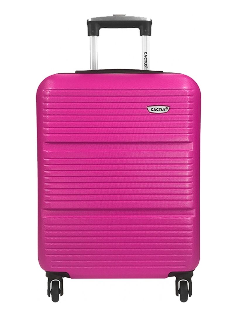 Valise Cabine Rigide 54,8 cm ABS - Rose - Kiabi - nu€