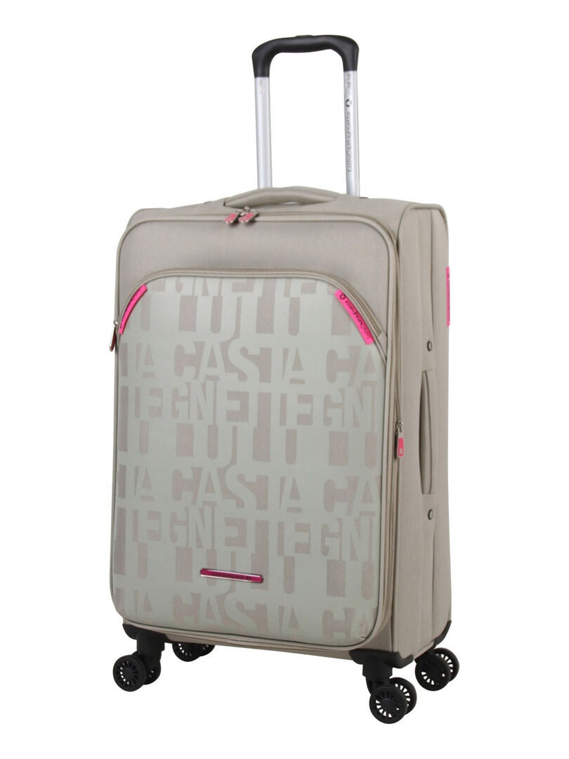 Valise Cabine Souple 57cm STREET - Beige - Kiabi - 89.99€