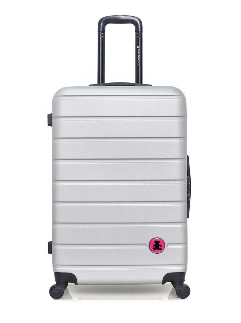 Valise Grand Format Rigide 75cm STRIA-A - Gris - Kiabi - nu€