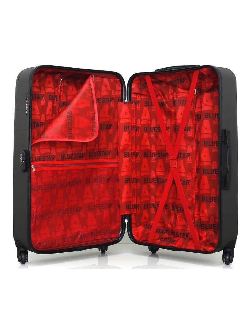 Valise Grand Format Rigide BUCAREST - Gris foncé - Kiabi - nu€