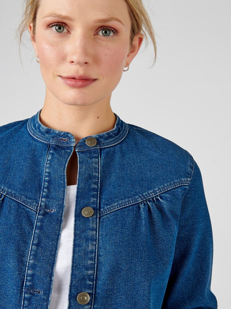 Veste en jean - Damart - Bleu - Kiabi - nu€