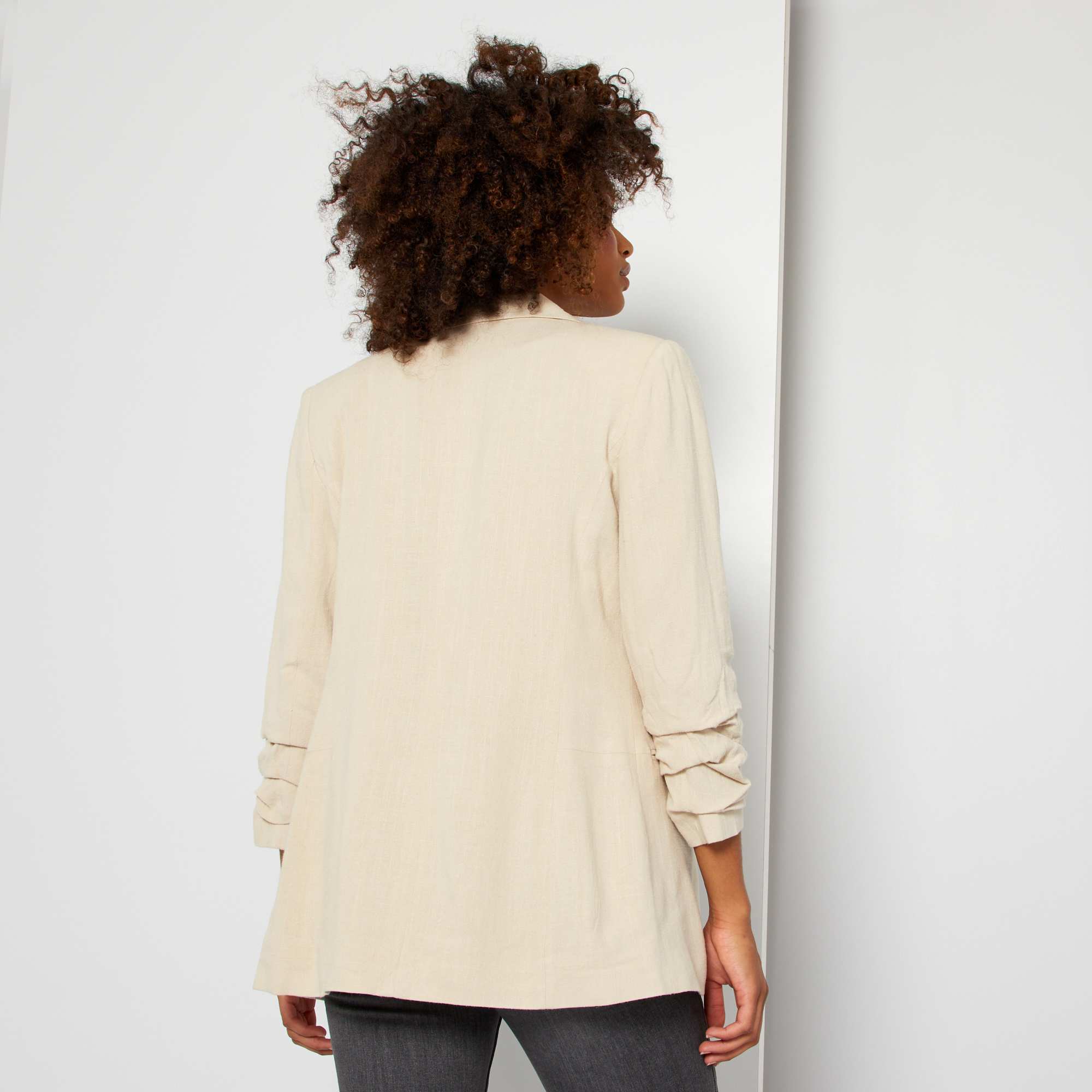 Veste En Lin Femme Beige Crème Kiabi 2900€