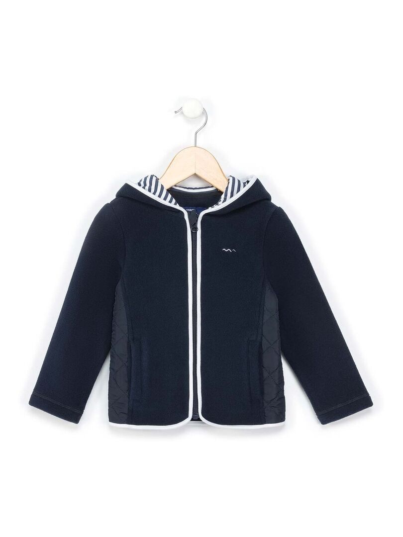 Veste Polaire Bleu Enfant Terre de Marins - Bleu - Kiabi - 28.00€