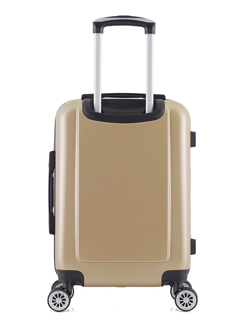 WAVE PARIS - Valise Cabine ABS/PC DENALI 4 Roues 55 cm - Beige - Kiabi ...