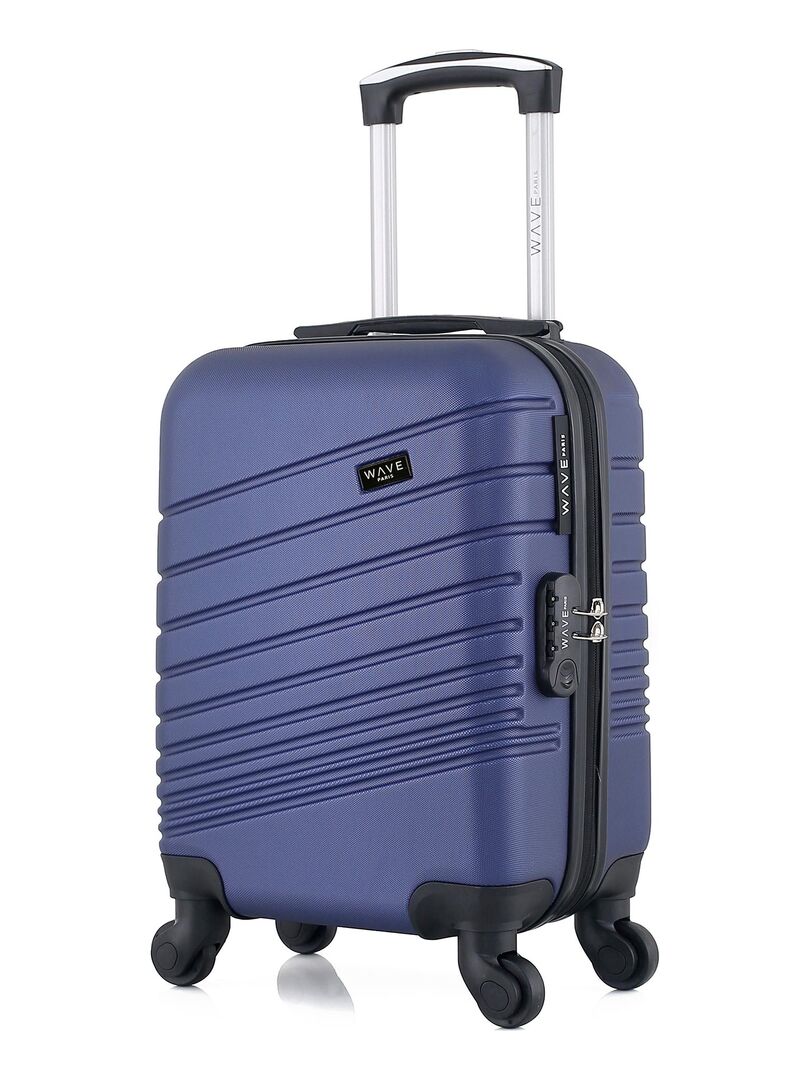 WAVE PARIS - Valise Cabine XXS 46cm TIGRE - Bleu marine - Kiabi - 109.00€