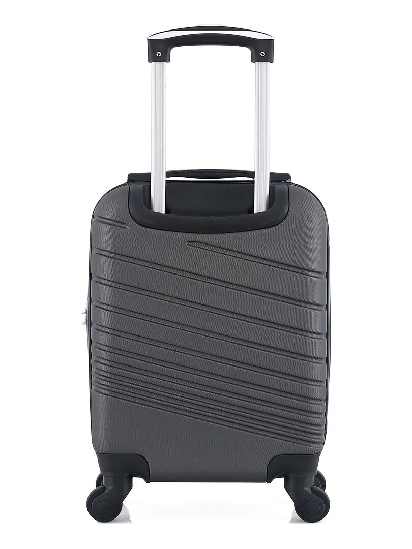 WAVE PARIS - Valise Cabine XXS 46cm TIGRE - Gris foncé - Kiabi - nu€