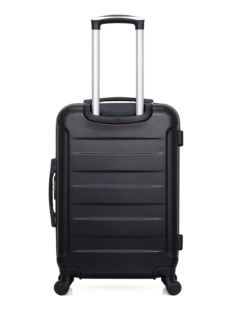 WAVE PARIS - Valise Weekend ABS ELBE-A 4 Roues 60 cm - Noir - Kiabi ...