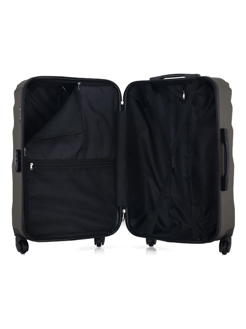 WAVE PARIS - Valise Weekend DANUBE 65 cm 4 Roues - Gris - 49.90€ - Kiabi