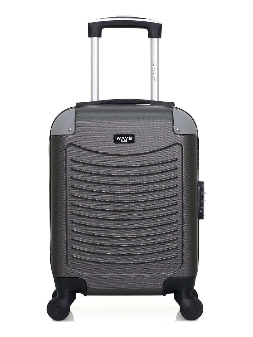 WAVE PARIS- Valise Cabine 16" ABS CONGO-M 46 cm - Gris foncé - Kiabi ...