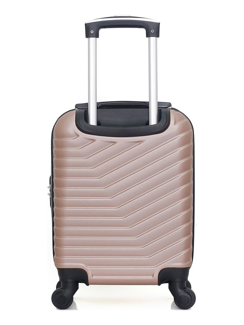 WAVE PARIS- Valise cabine XXS ABS LENA 46 cm - Rose - Kiabi - 109.00€